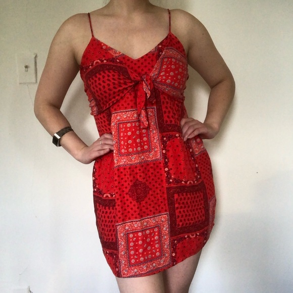 Target | Dresses | Red Bandana Print Mini Dress | Poshmark